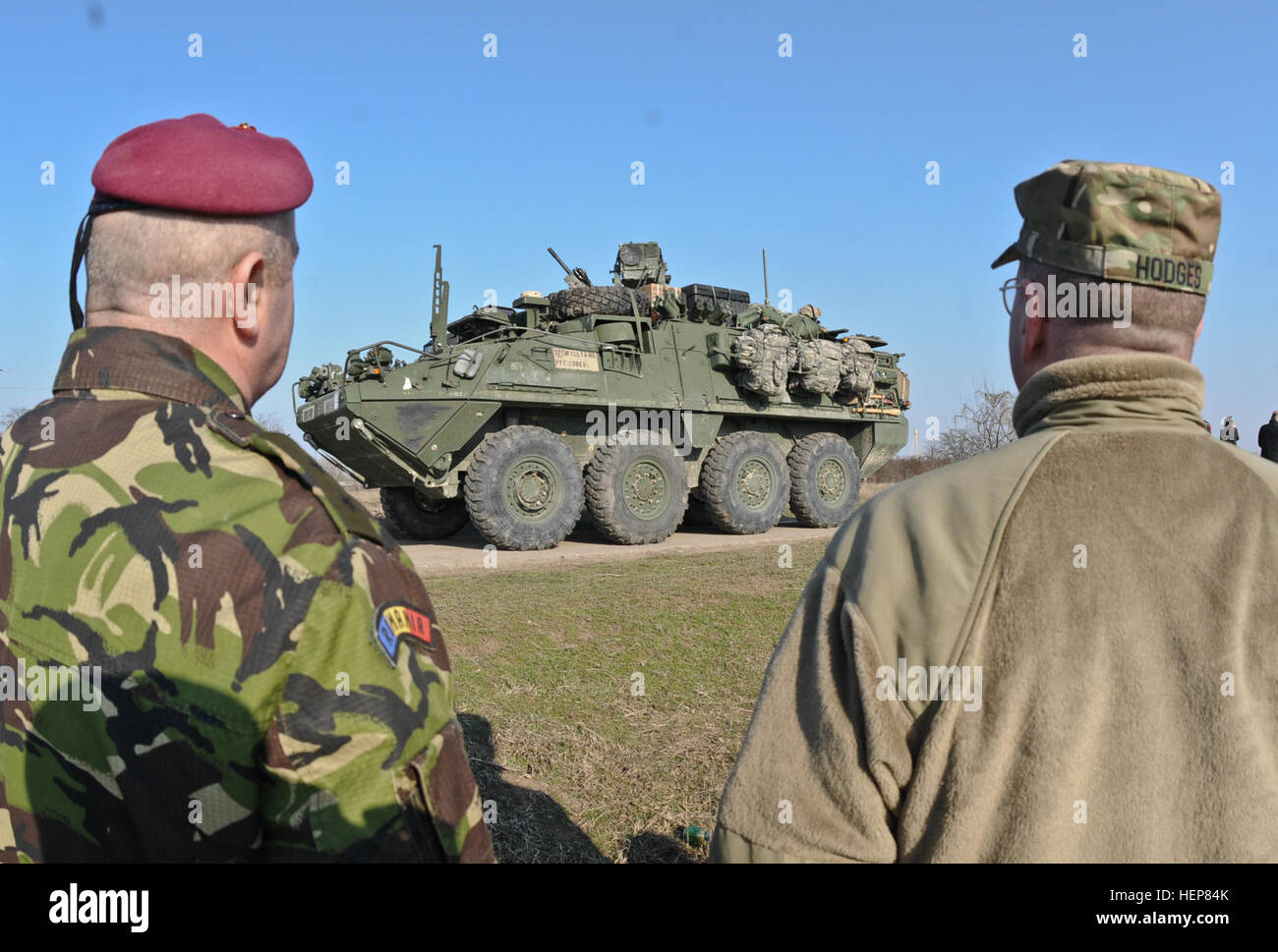 Lt. Gen. Ben Hodges (left), United States Army Europe commanding ...