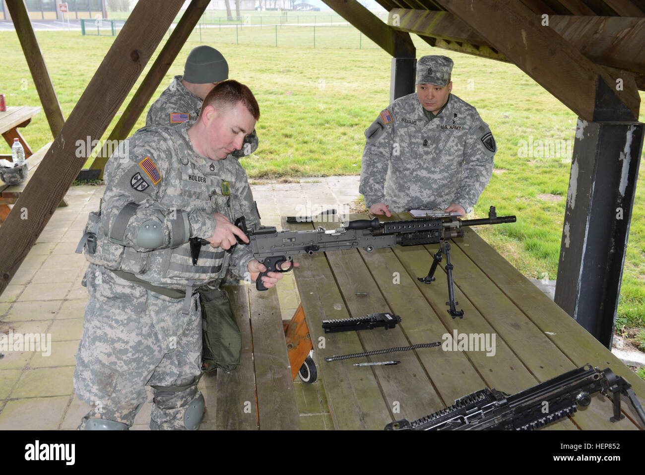 U.S. Army Staff Sgt. Ricky Holder, assigned to Allied Forces North ...