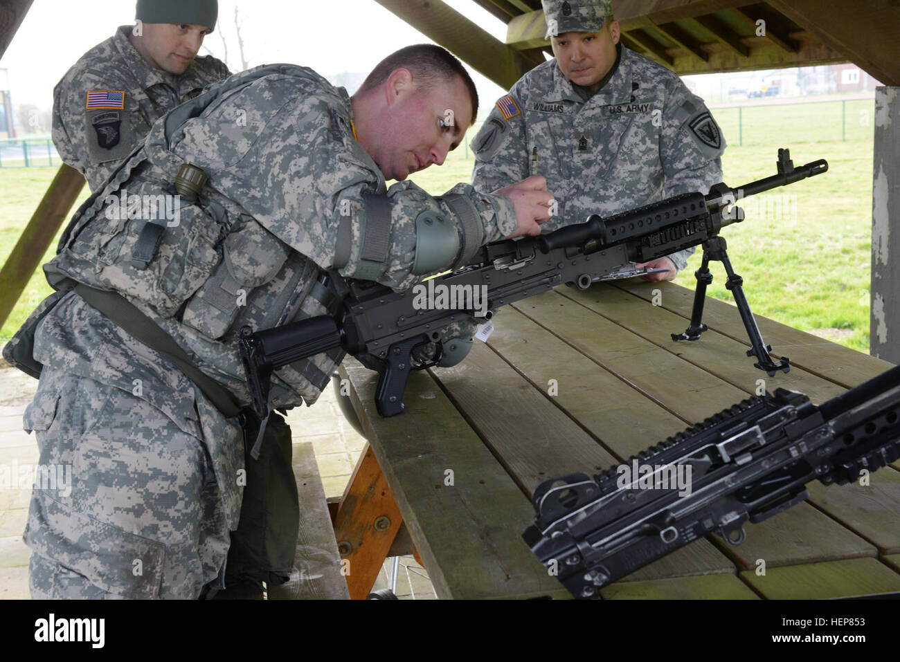 U.S. Army Staff Sgt. Ricky Holder, assigned to Allied Forces North ...
