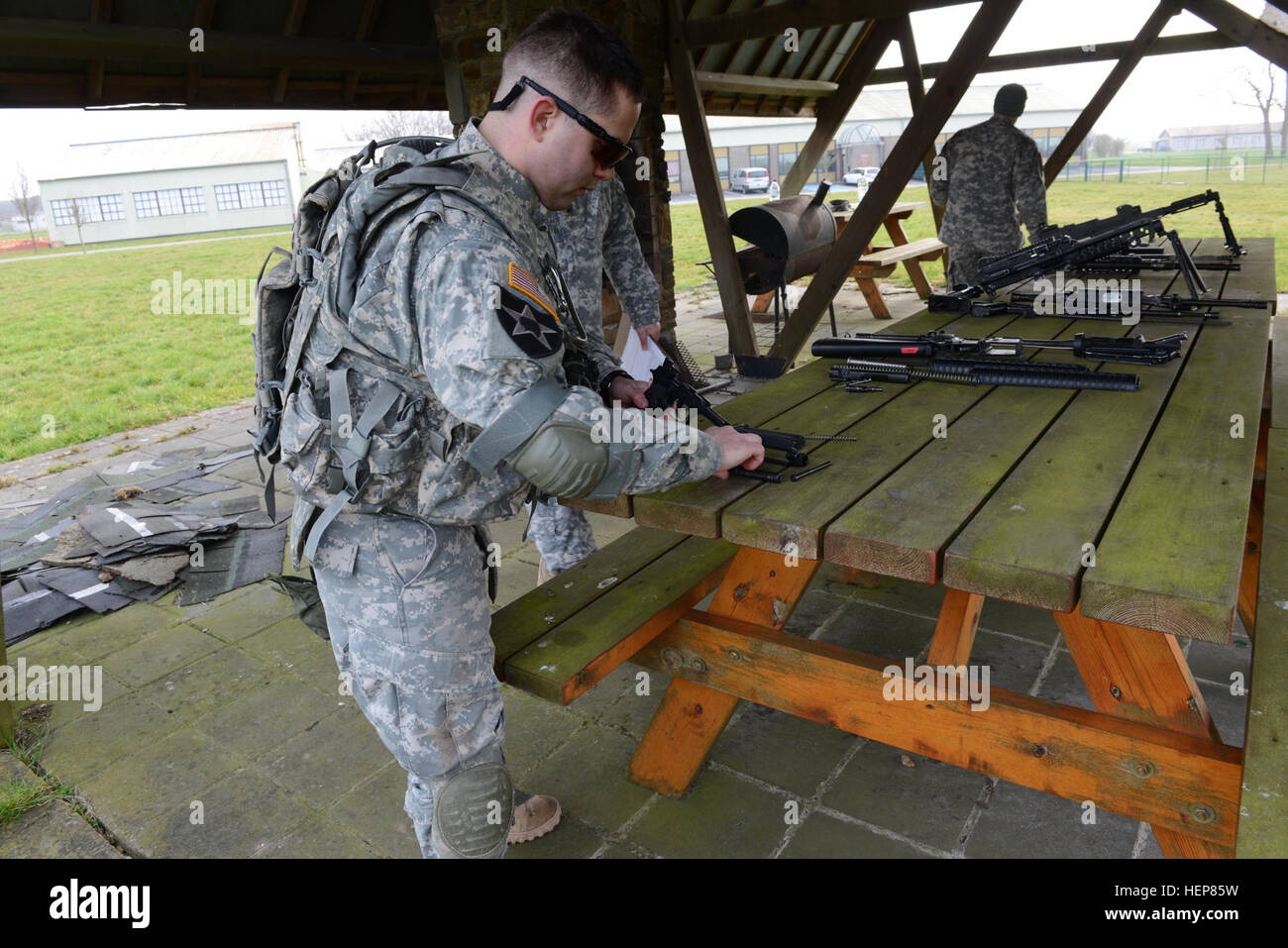 U.S. Army Sgt. Joe Primeau assigned to Allied Forces North Battalion ...