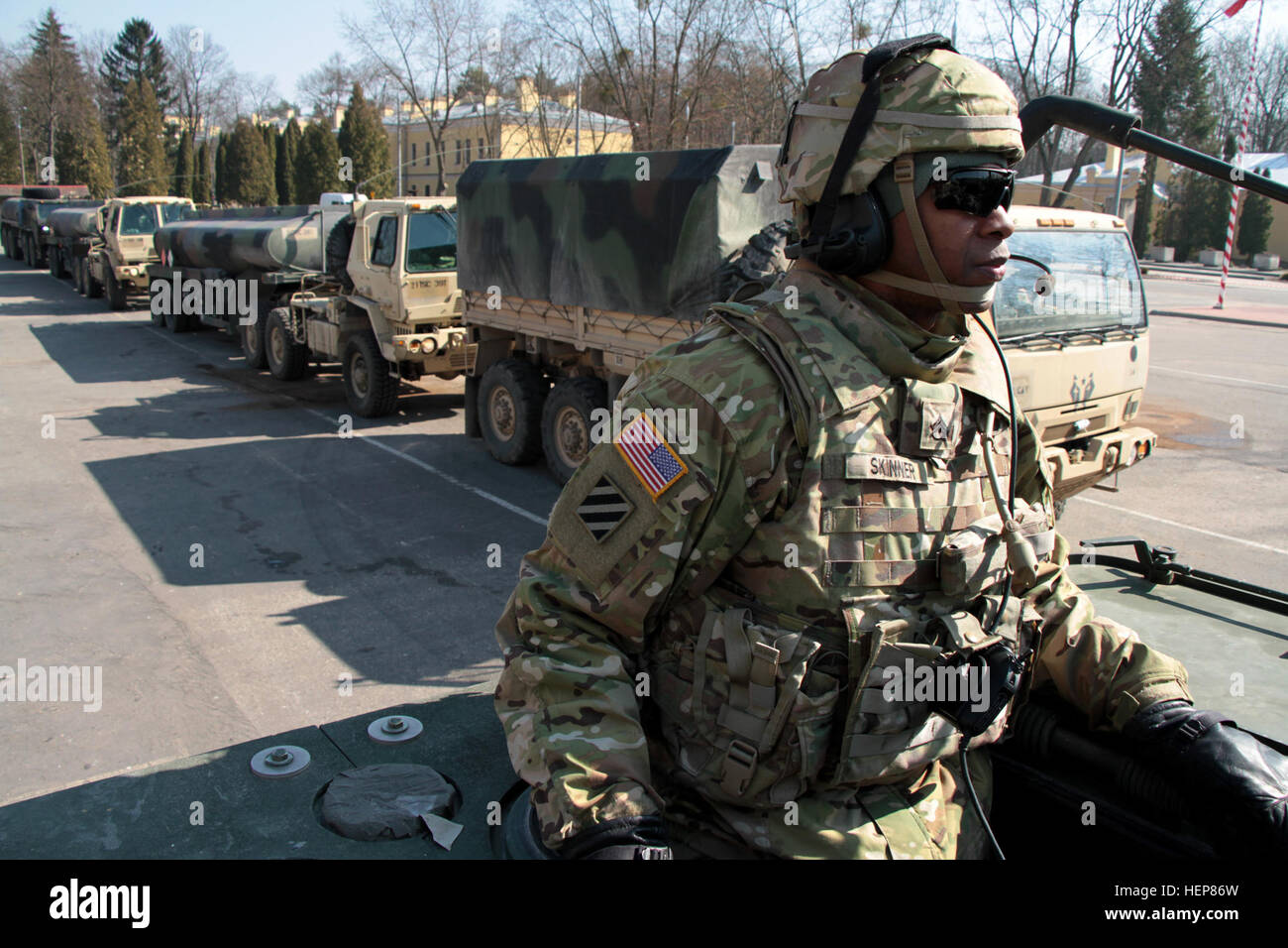Soldiers 16th military police brigade hi-res stock photography and ...