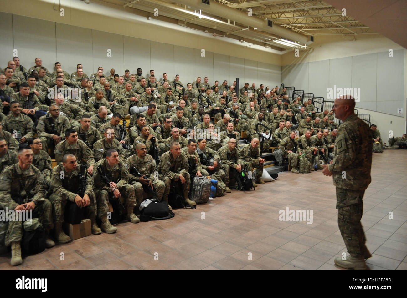Command Sgt. Maj. Esley Gustafson, command sergeant major, 244th ...