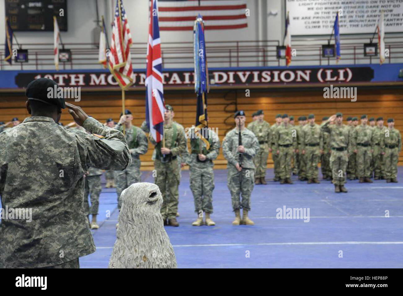 (Foreground) Soldiers assigned to 4th Battalion, 31st Infantry Regiment ...