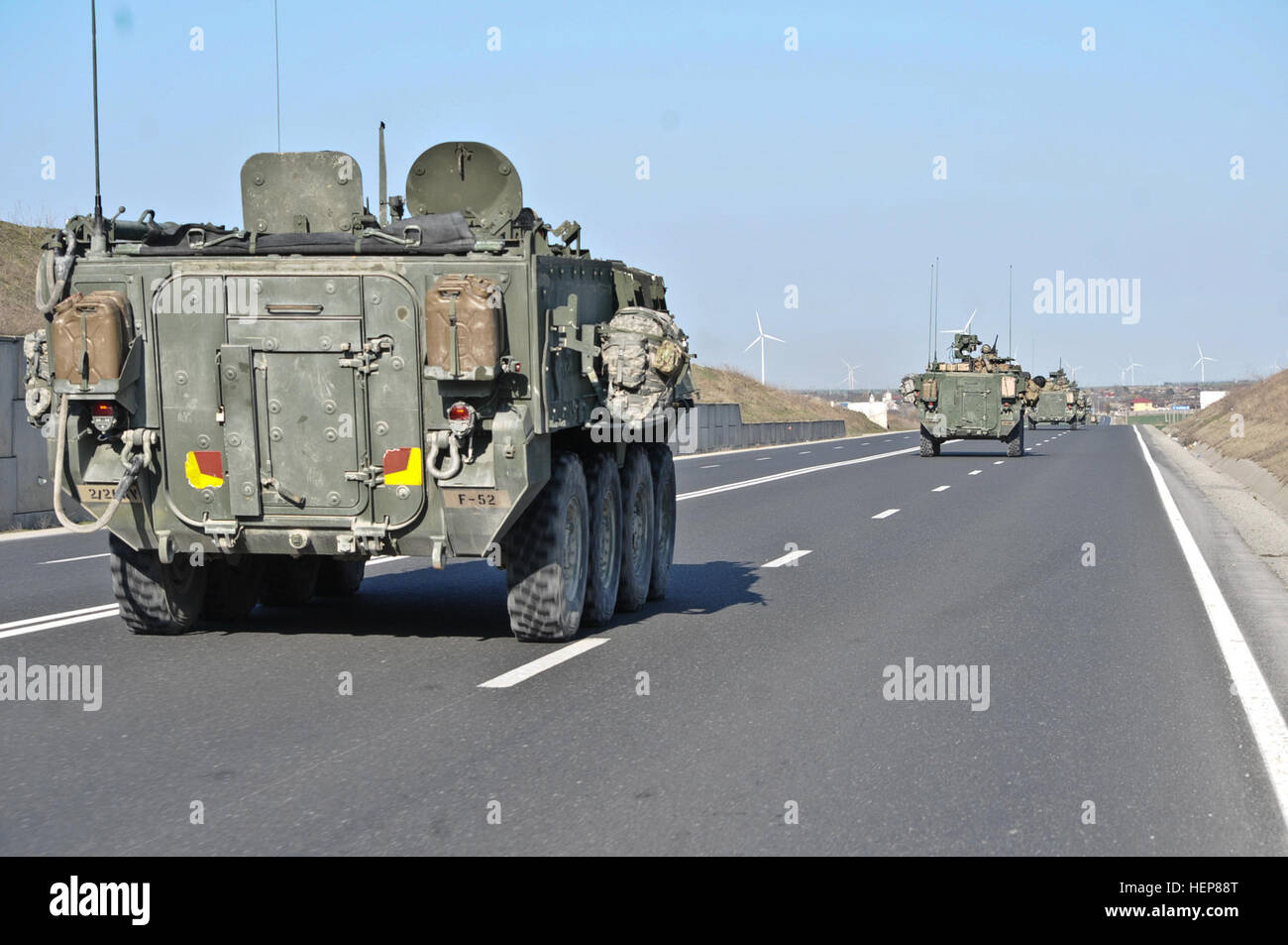 Troopers assigned to 2nd Squadron, 2nd Cavalry Regiment conduct a ...