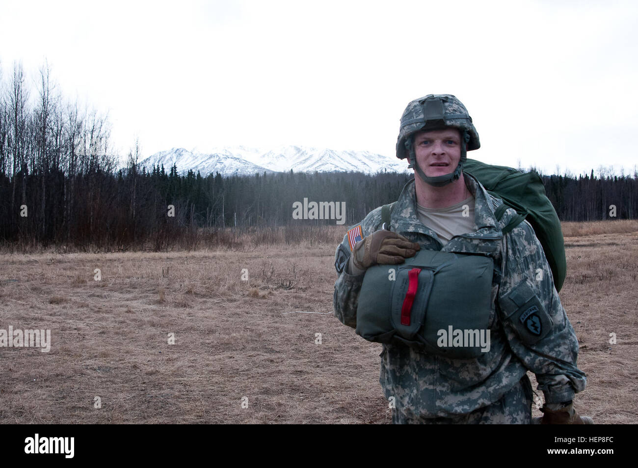 Sgt. 1st Class Steven Harward, with U.S. Army Alaska’s, 4th Infantry ...