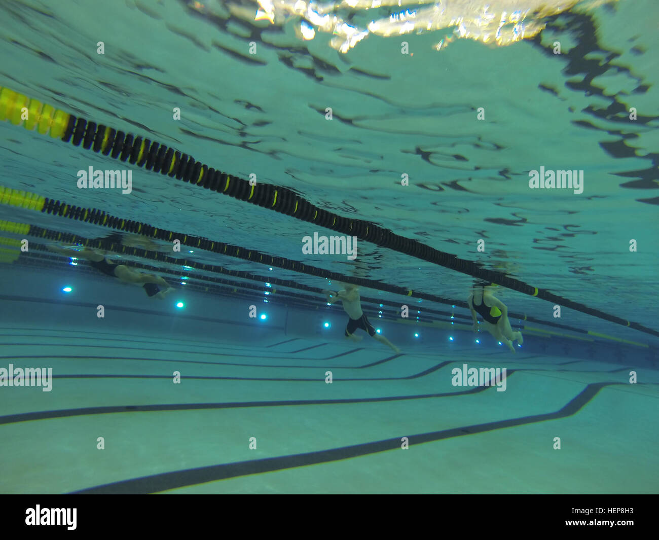 U.S. Army Soldiers and veterans practice swimming techniques for the ...