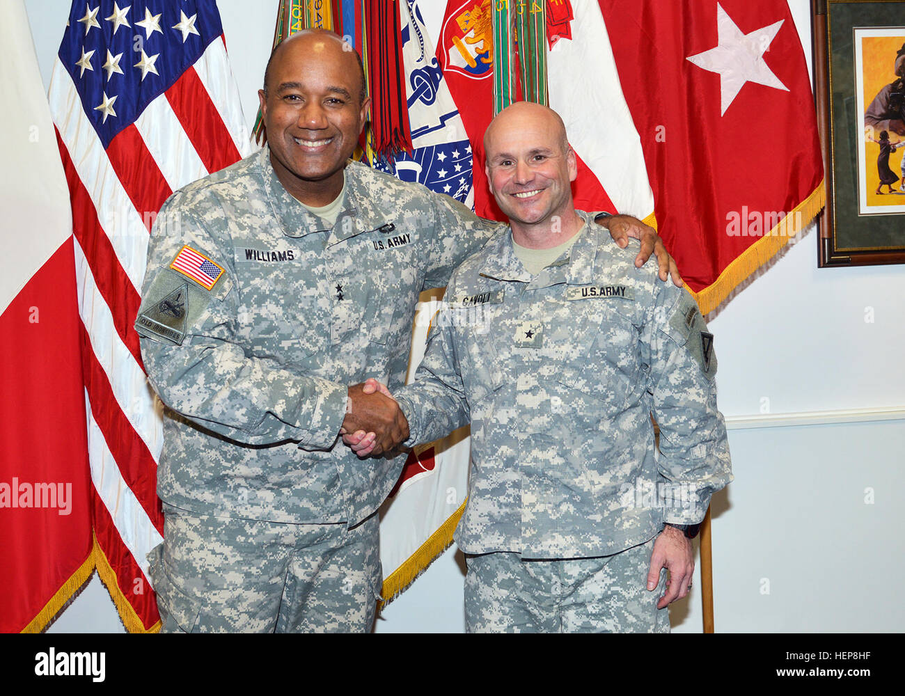 From left, Maj. Gen. Darryl A. Williams, U.S. Army Africa Commanding ...