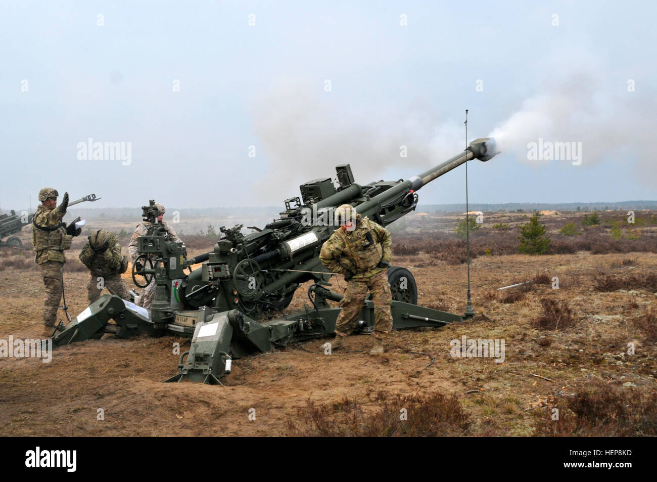 Troopers from Bravo Battery, Field Artillery Squadron, 2nd Cavalry ...