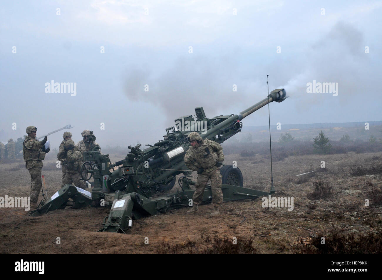 Troopers from Bravo Battery, Field Artillery Squadron, 2nd Cavalry ...