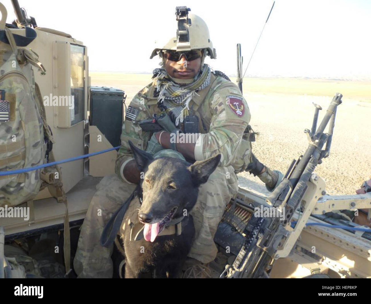 Sgt. James Bethea of Washington, D.C., assigned to 550th MWD Detachment ...