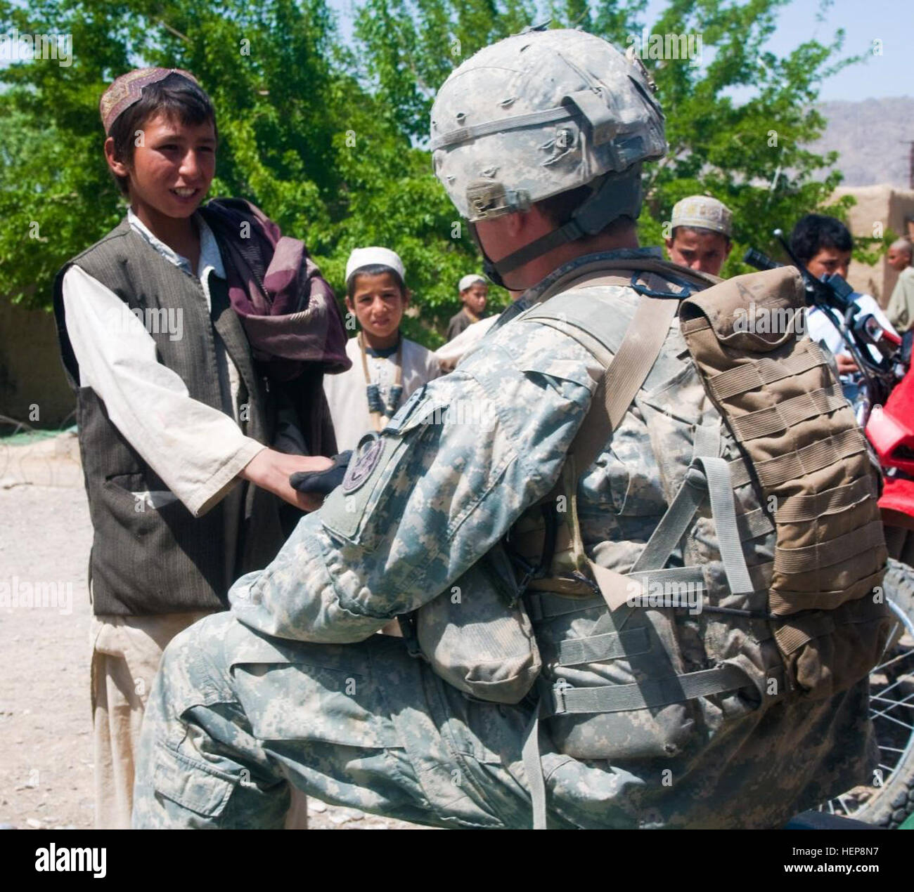 U.S. Army Spc. Luis Vertentes, cavalry scout for 3rd Platoon, Mad Dog ...