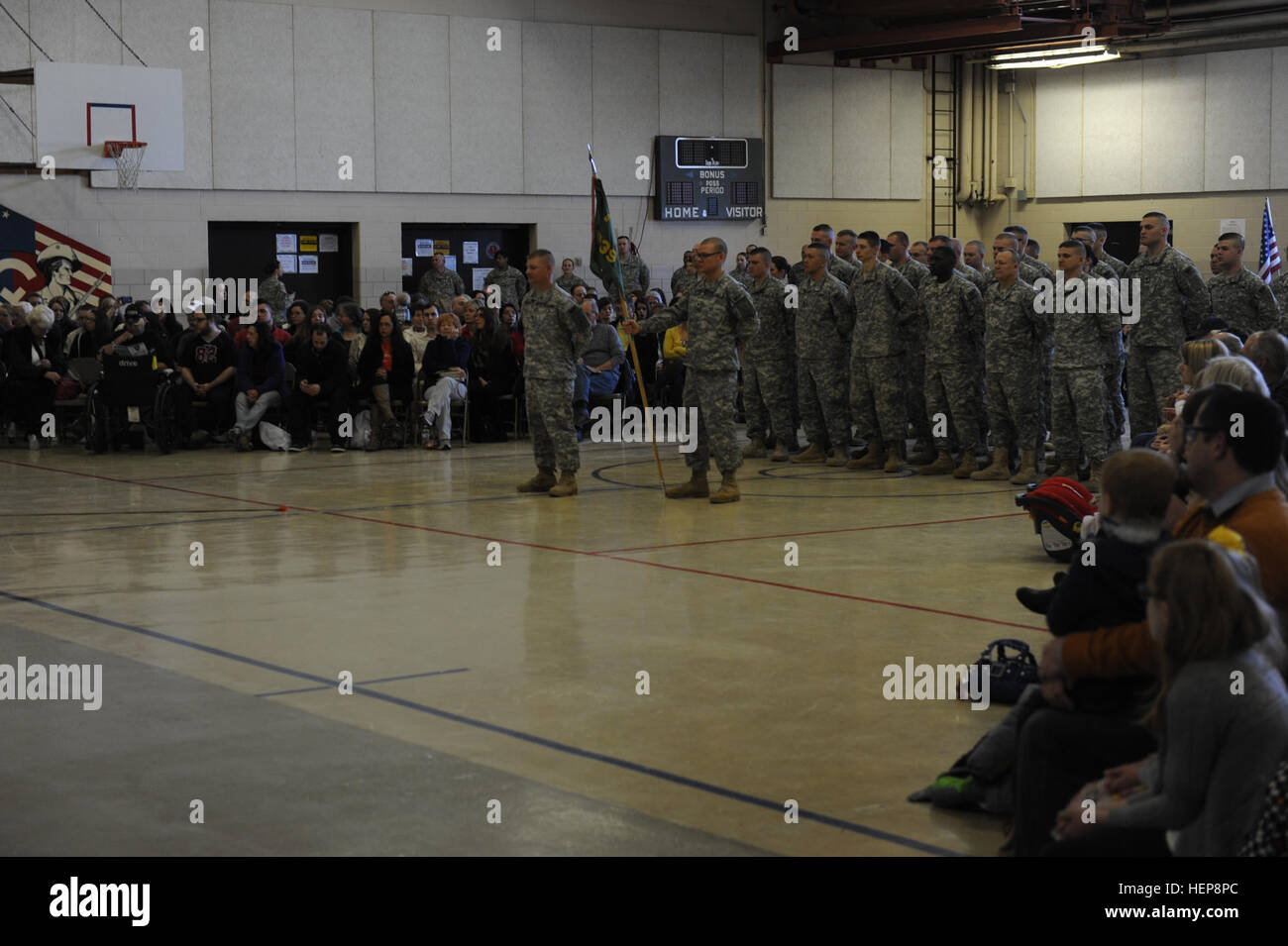 Soldiers 38th infantry division hi-res stock photography and images - Alamy