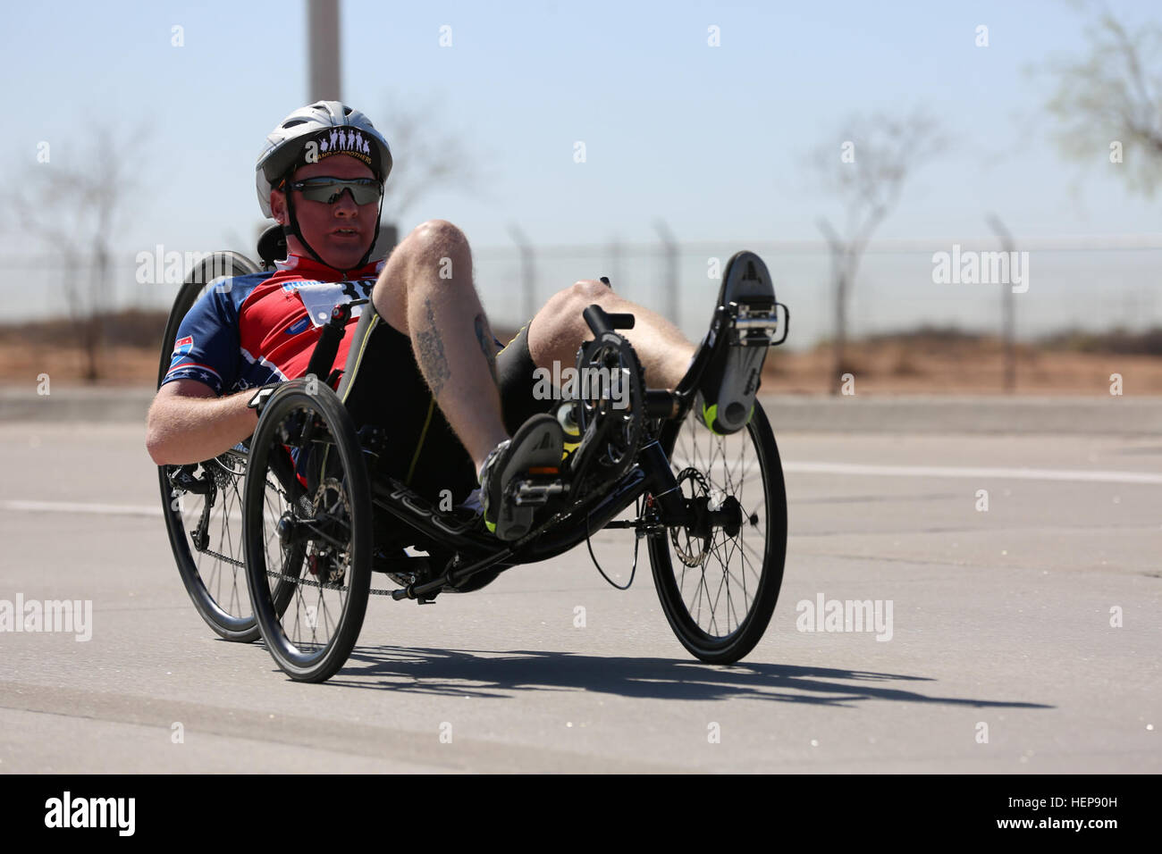 U.S. Army Veteran Thomas Ayers, Cobb County, Georgia, competes in the ...