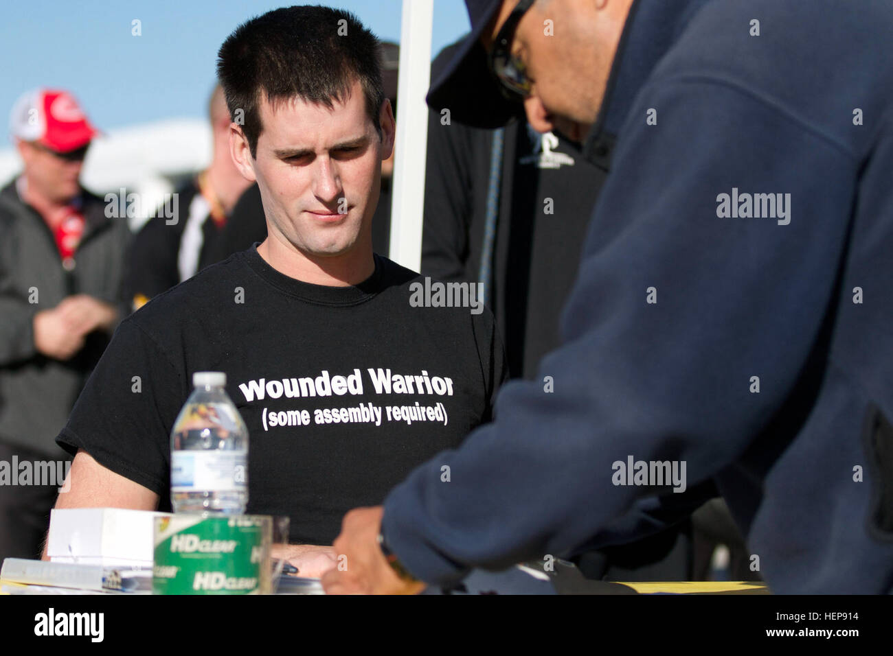 A Soldier registers for the U.S. Army Trials 2015 at Fort Bliss, Texas ...
