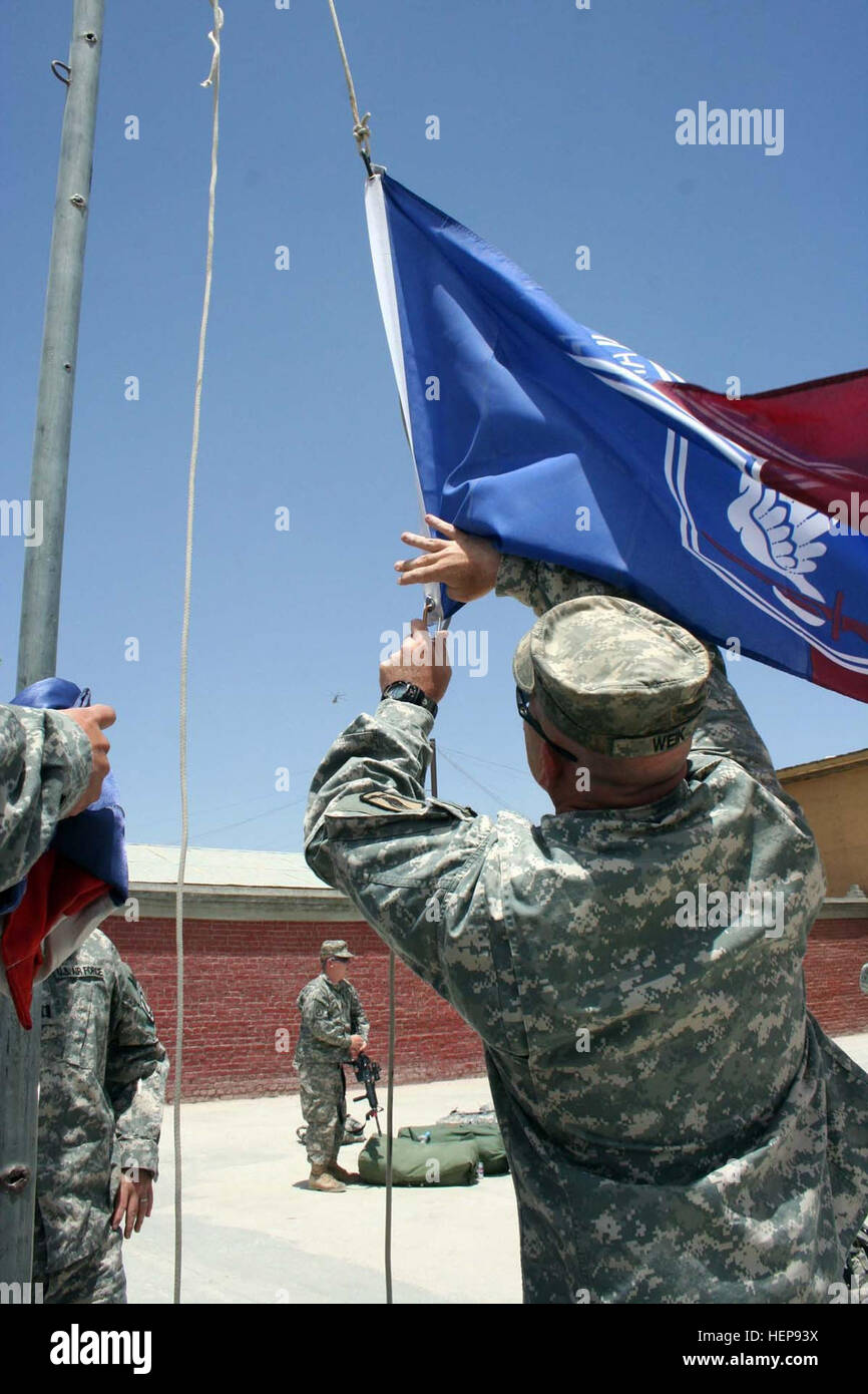 Command Sgt. Maj. Richard Weik, 1st Battalion, 503rd Infantry Regiment ...