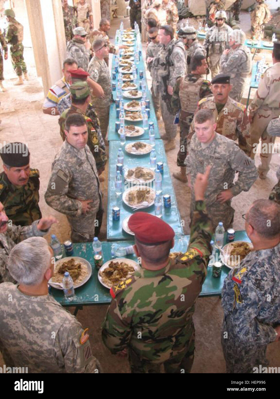 Leaders of the 3rd Infantry Division; the 3rd Brigade Combat Team; the ...