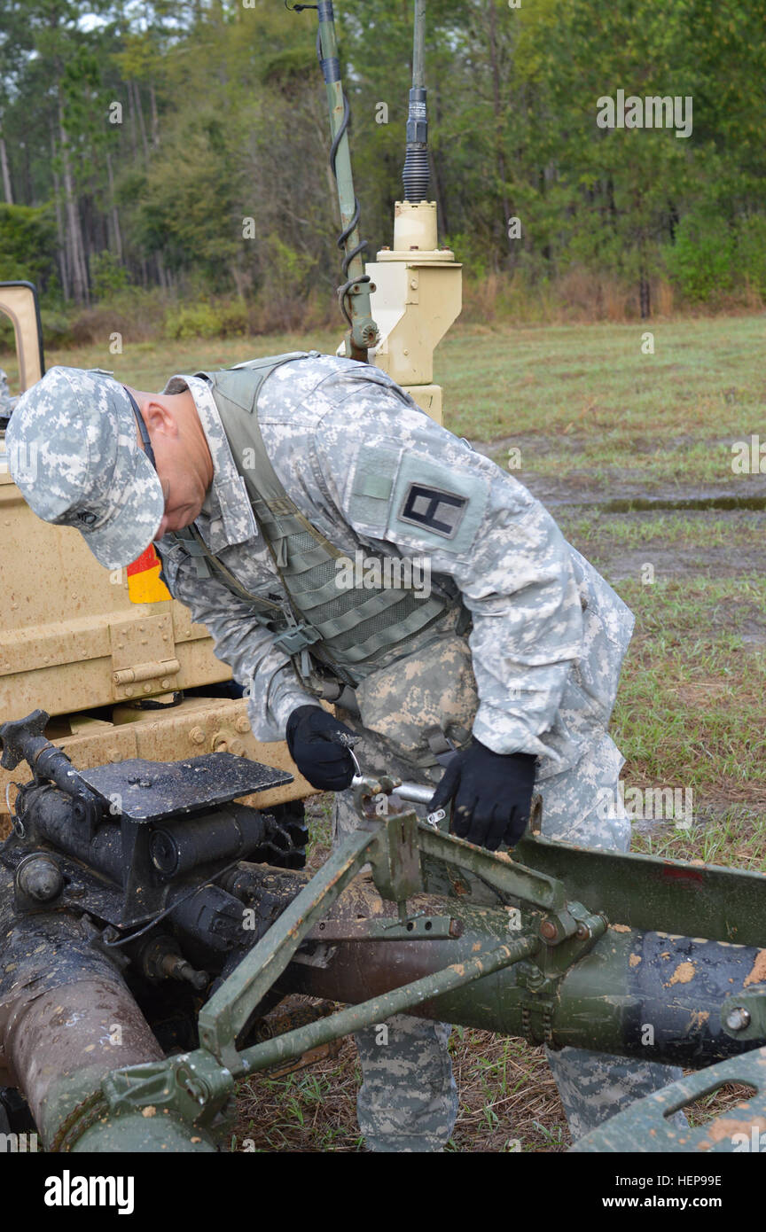 Staff Sgt. Charles Percell, 2-306th Field Artillery Regiment observer ...