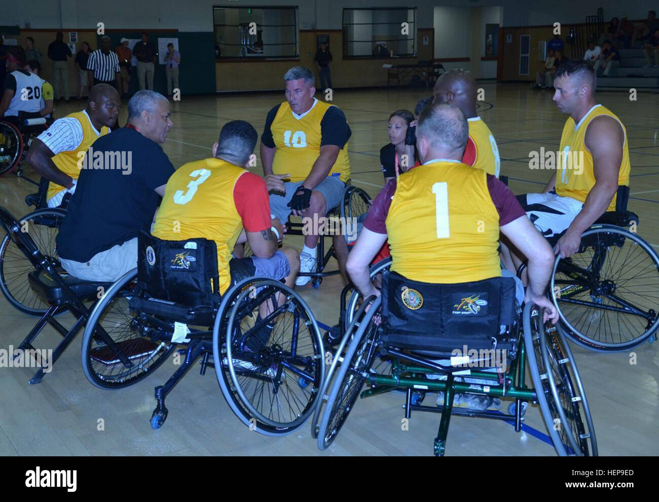 First Lt. Christopher Parks, center no. 10, and his team get ...
