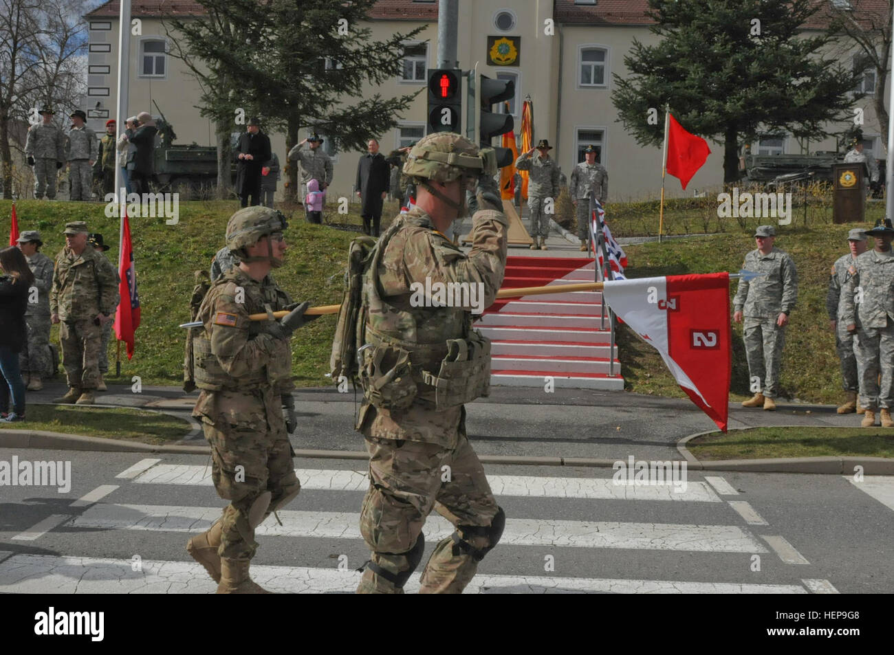 U.S. Soldiers from 3rd Squadron, 2nd Cavalry Regiment “Wolfpack” took ...
