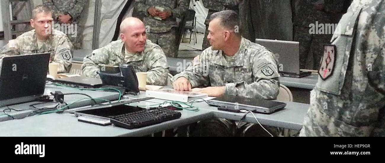 The 4th Maneuver Enhancement Brigade's deputy commander, Lt. Col. Erik ...