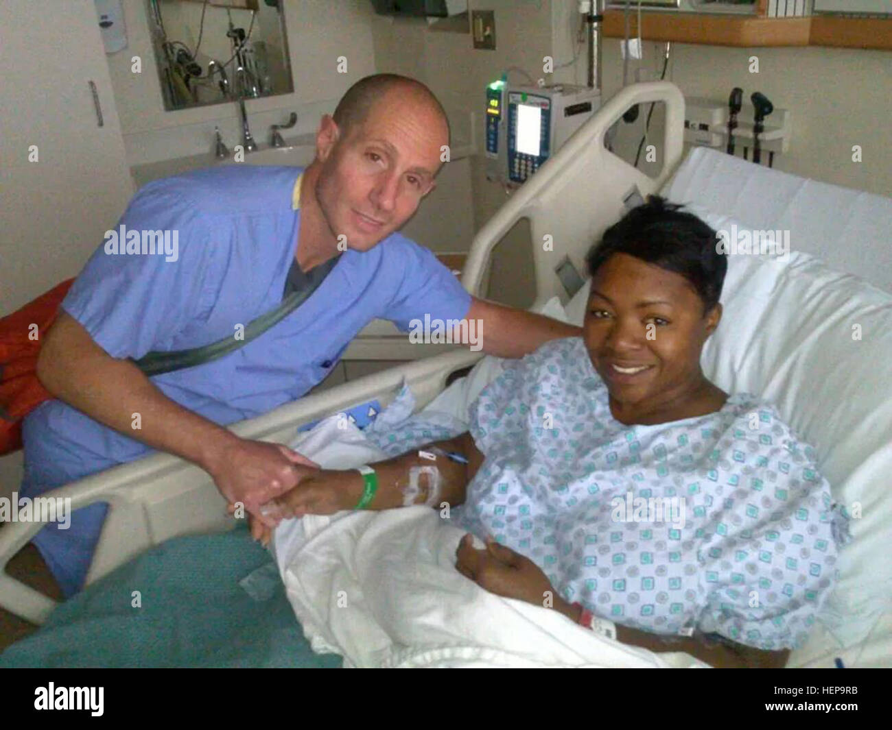 April Scott, wife of Chief Warrant Officer 2 Jeffery Scott, unit ...