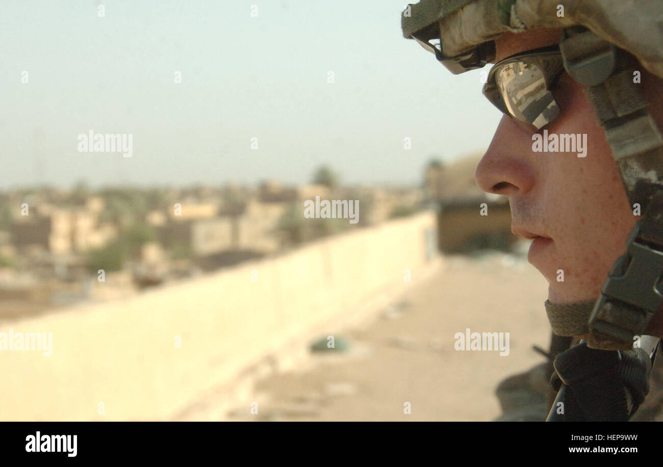 U.S. Army Sgt. Albert Shy of the 101st Airborne Division, 3-320th Field ...