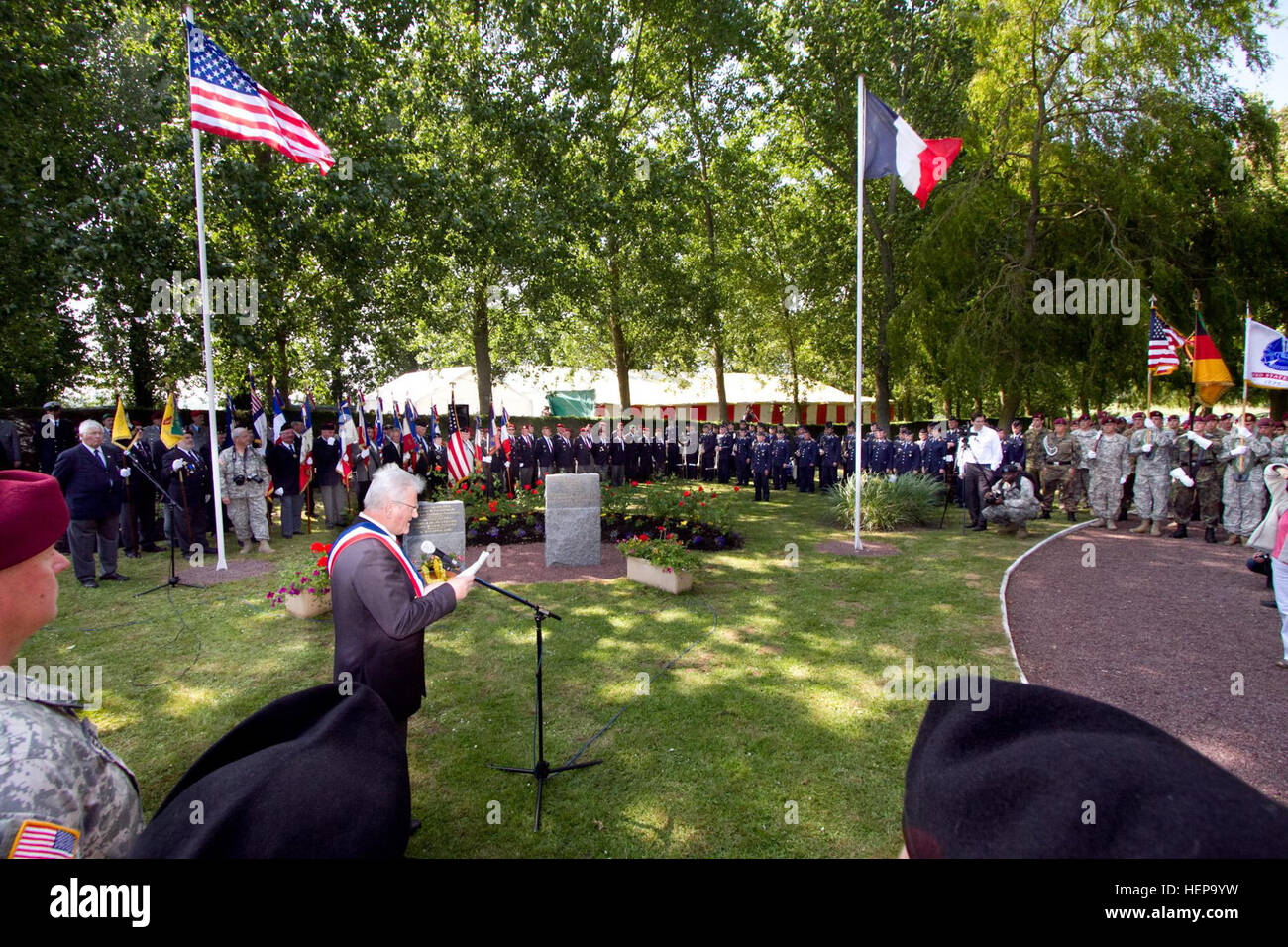 Marcel Jean, mayor of Chef du Pont, France, remembers the heroic ...