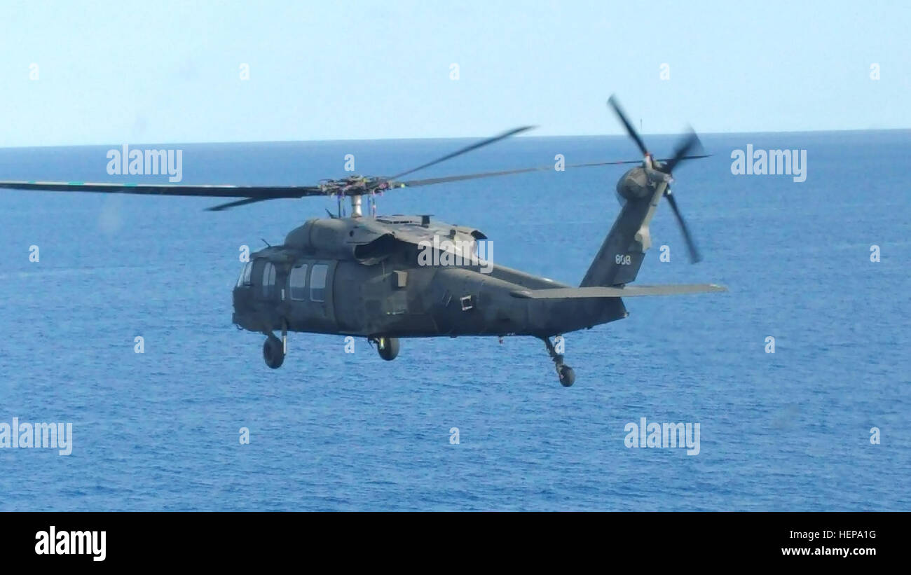 A UH-60 Black Hawk helicopter from 3rd Battalion, 501st Aviation ...