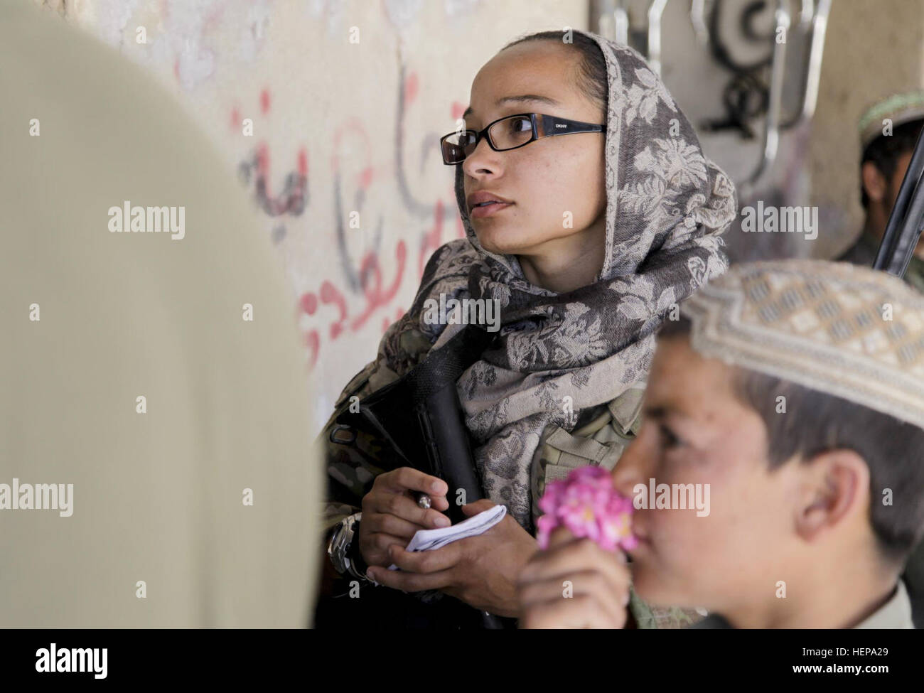 Team leader for u s special operations cultural support team hi-res ...