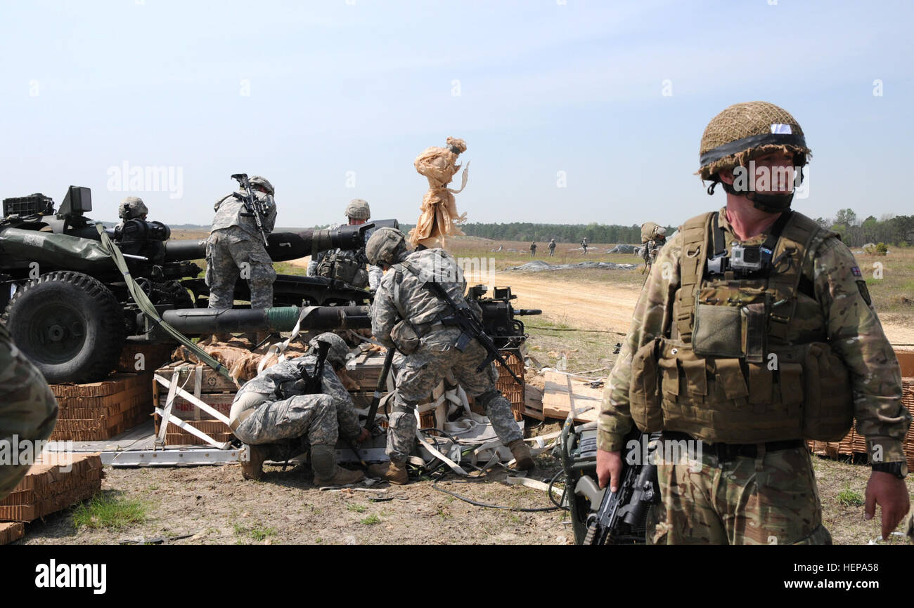 A British paratrooper with 7th Royal Horse Artillery, 3rd Parachute ...