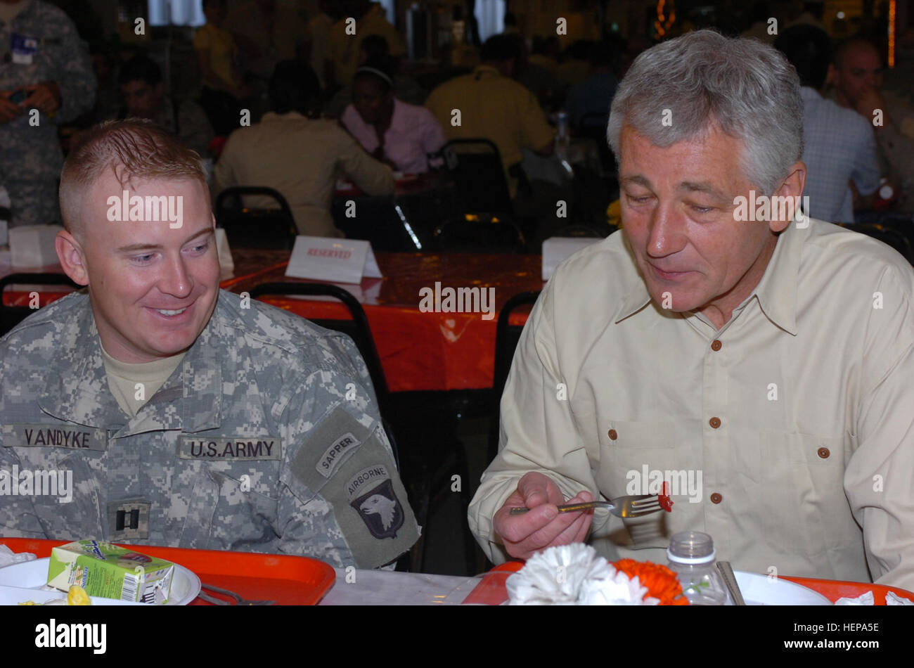 U.S. senators visit the Embassy Compound in Baghdad, Iraq, on July 22 ...