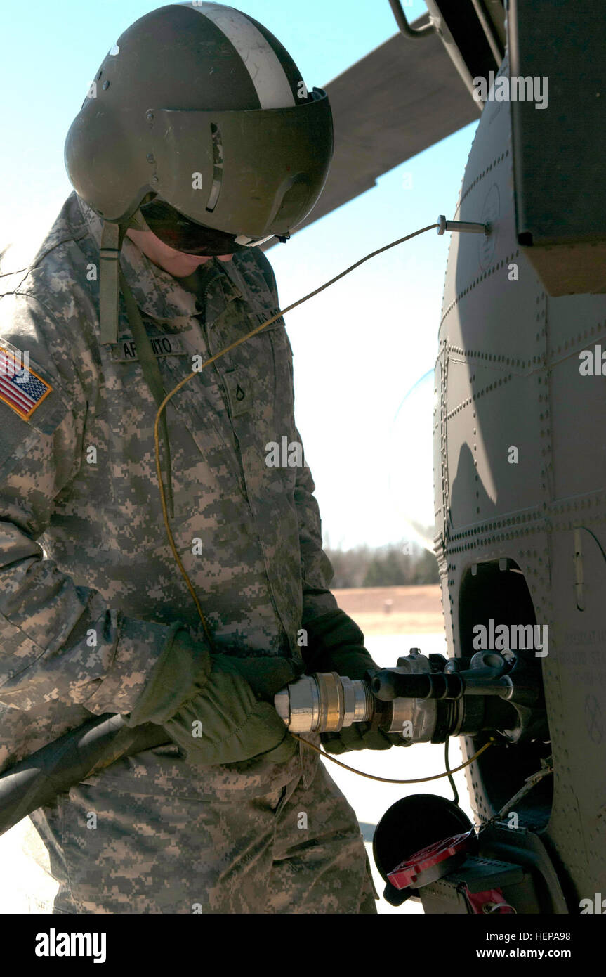 Pfc. Jeremy Affinito, petroleum supply specialist, assigned to Charlie ...