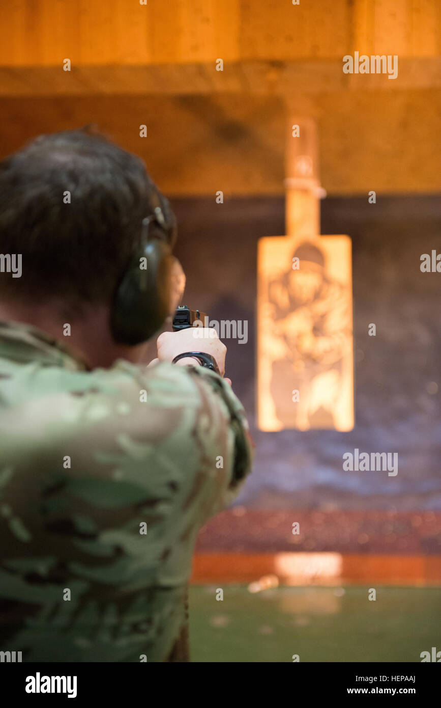British Military Police Airman Cpl. Stephen Haggarty, assigned at ...