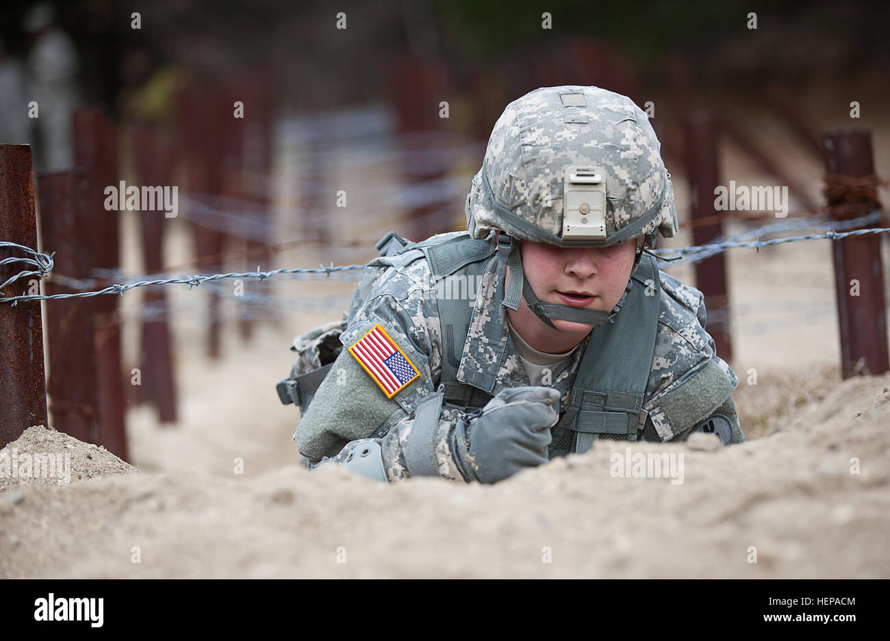 Army Reseve Sgt. Jessica Williams, representing the 103rd Sustainment ...