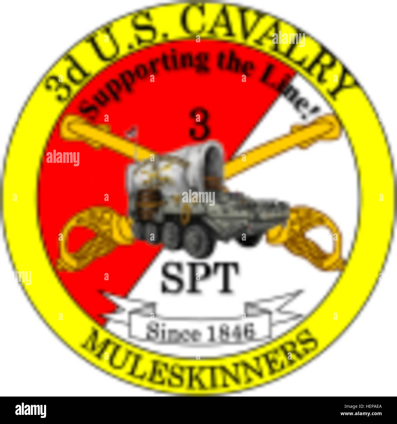 Muleskinner Squadron, 3rd Cavalry Regiment Stock Photo - Alamy