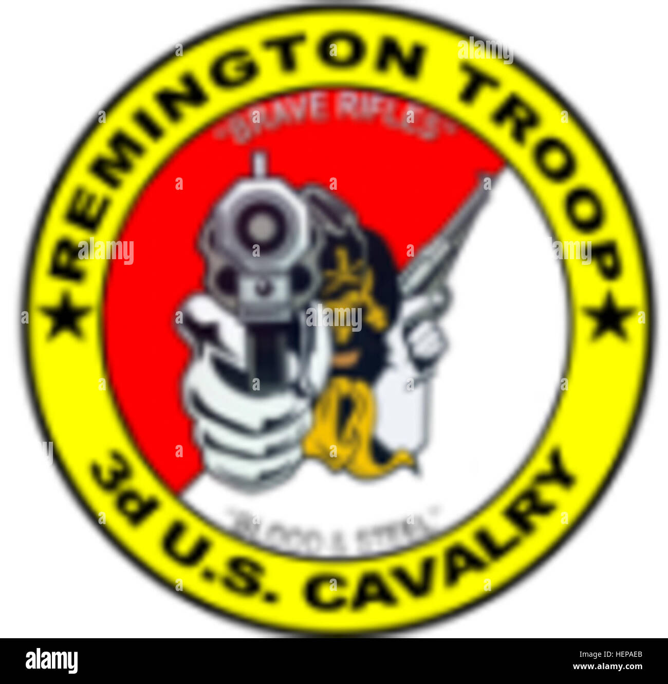 Remington Troop, 3rd Cavalry Regiment Stock Photo - Alamy