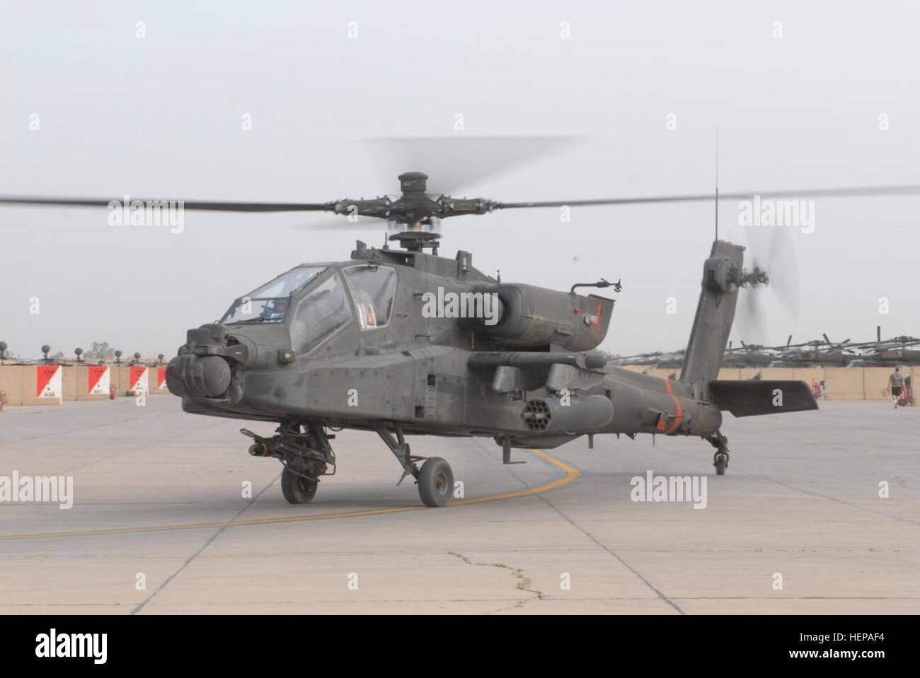 An AH-64 Apache attack helicopter from the 8-229 Attack Reconnaissance ...
