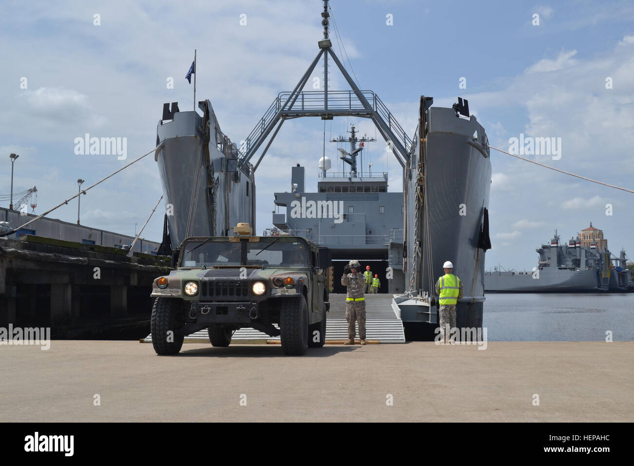 Soldiers with 710th BSB conducted their expeditionary Sealift Emergency ...