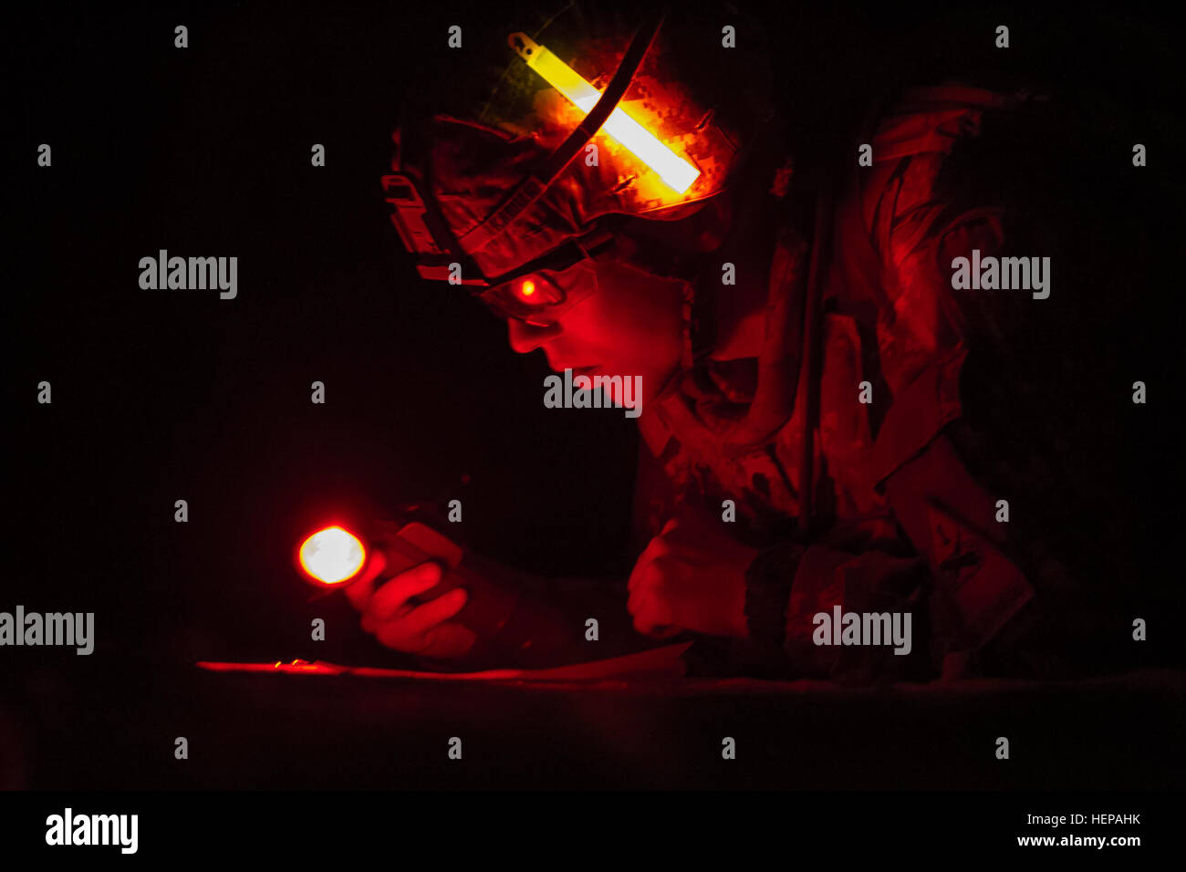 Spc. Davis Karran, combat medic, Headquarters and Headquarters Battery ...