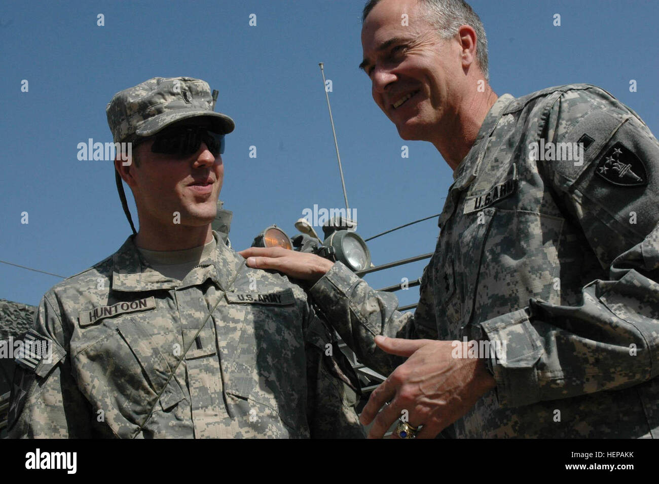 For their first visit since February, Maj. Gen. David H. Huntoon Jr ...