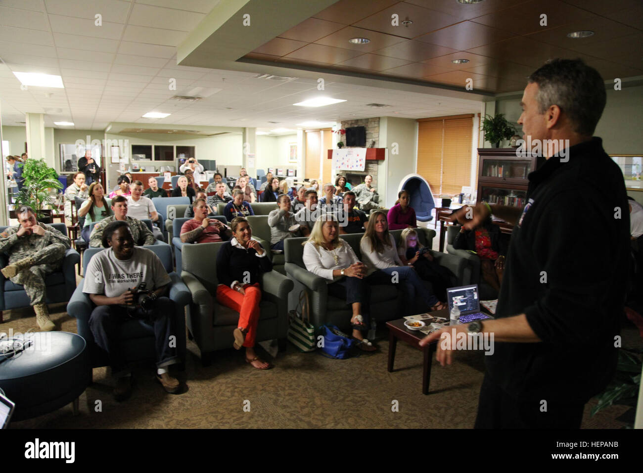 Benjamin Patton, founder of the Patton Veteran's Project engages the ...