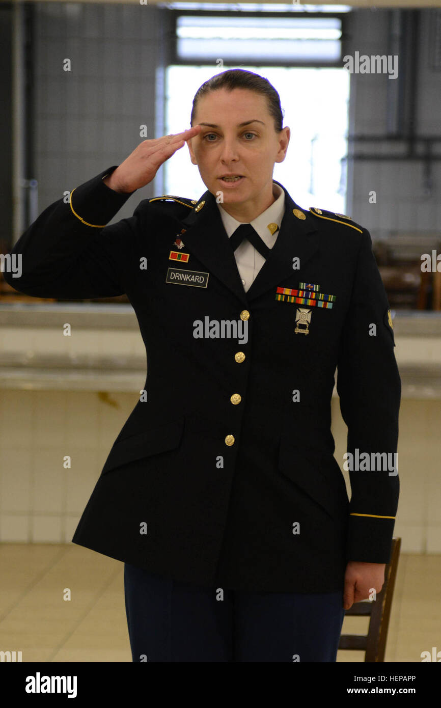 U.S. Army Spc. Elizabeth Drakard, assigned to U.S. Army Public Health ...