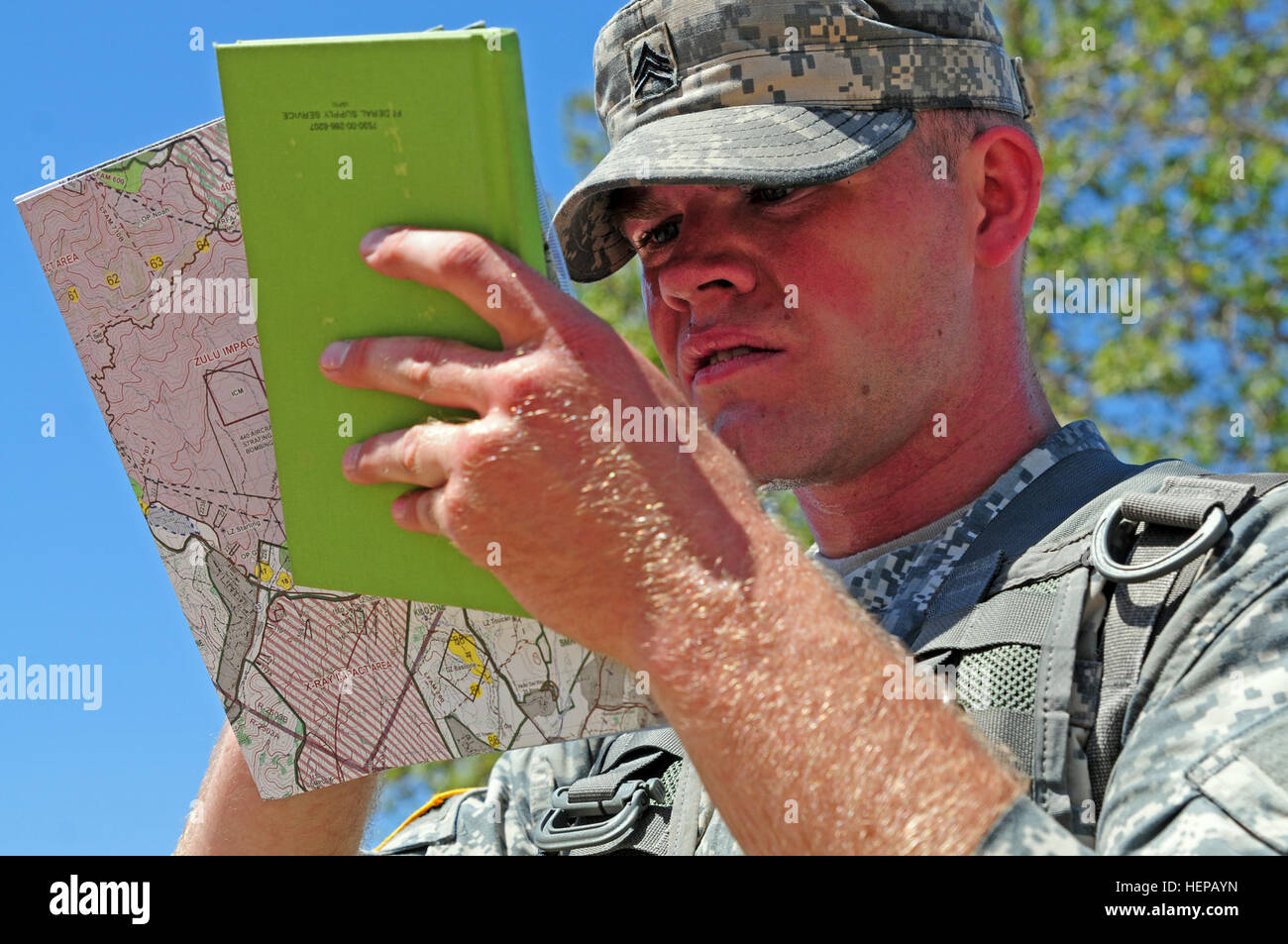 Sgt. Spencer Burton, a motor transport operator with the 146th ...