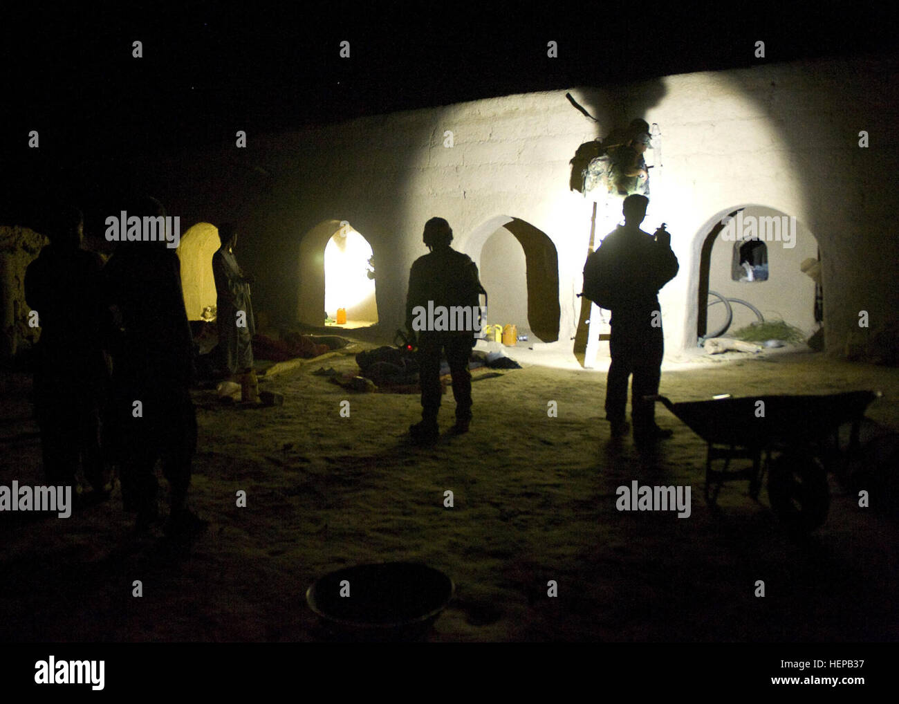 Afghan commandos with the Afghan National Army's 3rd Commando Kandak ...