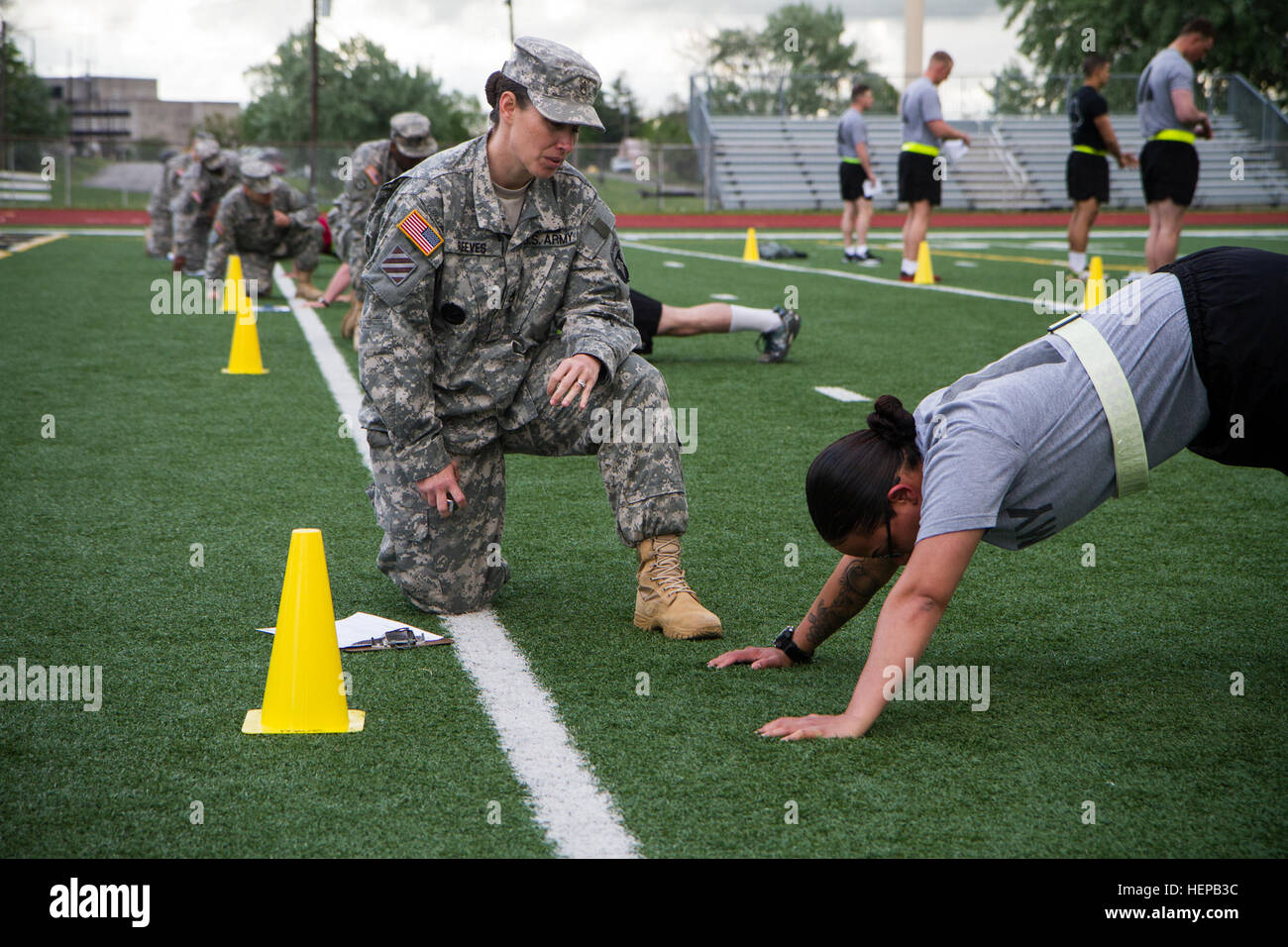 Staff Sgt. Rebecca Reeves, from the Division Signal Company ...