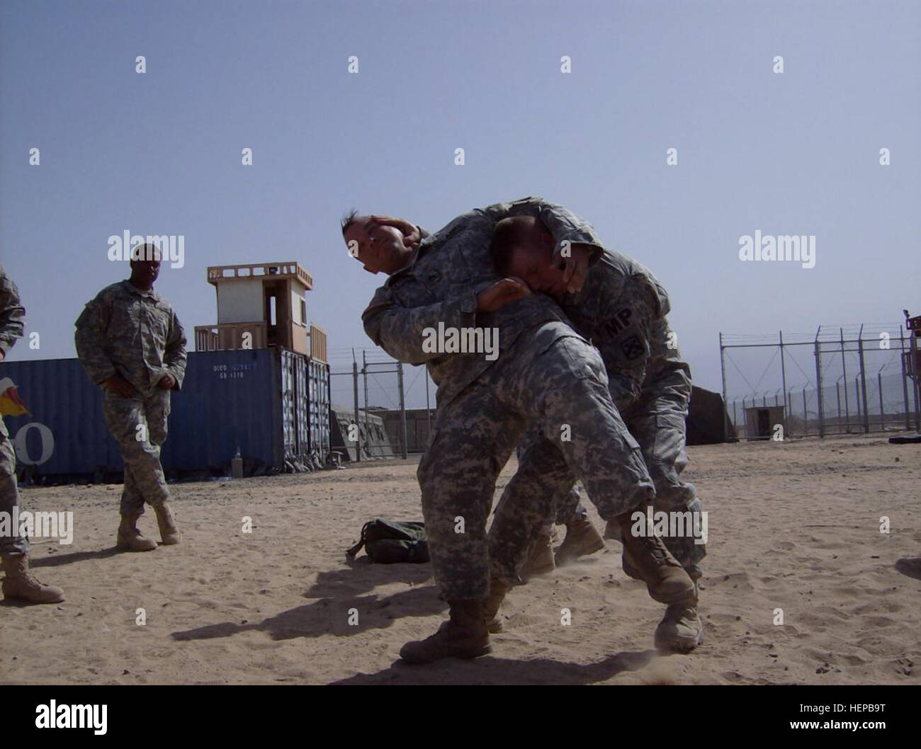 Soldiers from Battery B, 1st Battalion, 10th Field Artillery, and ...