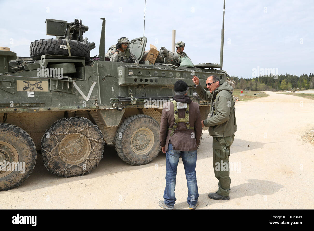 U.S. Soldiers of Regimental Engineer Squadron, 2nd Cavalry Regiment ...