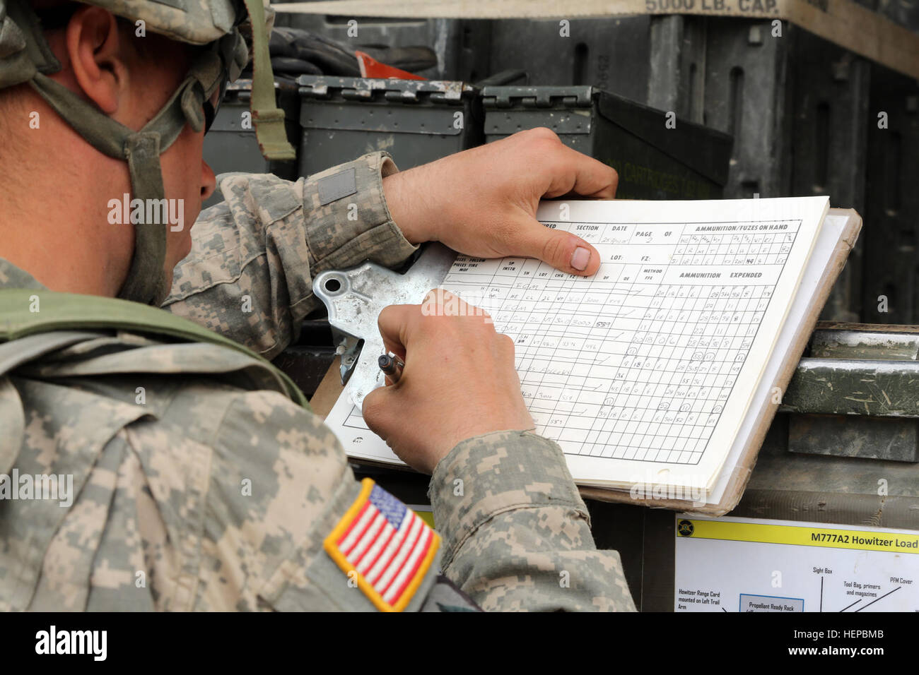 U.S. Army Sgt. Nathaniel Wyatt of Field Artillery Squadron, 2nd Cavalry ...