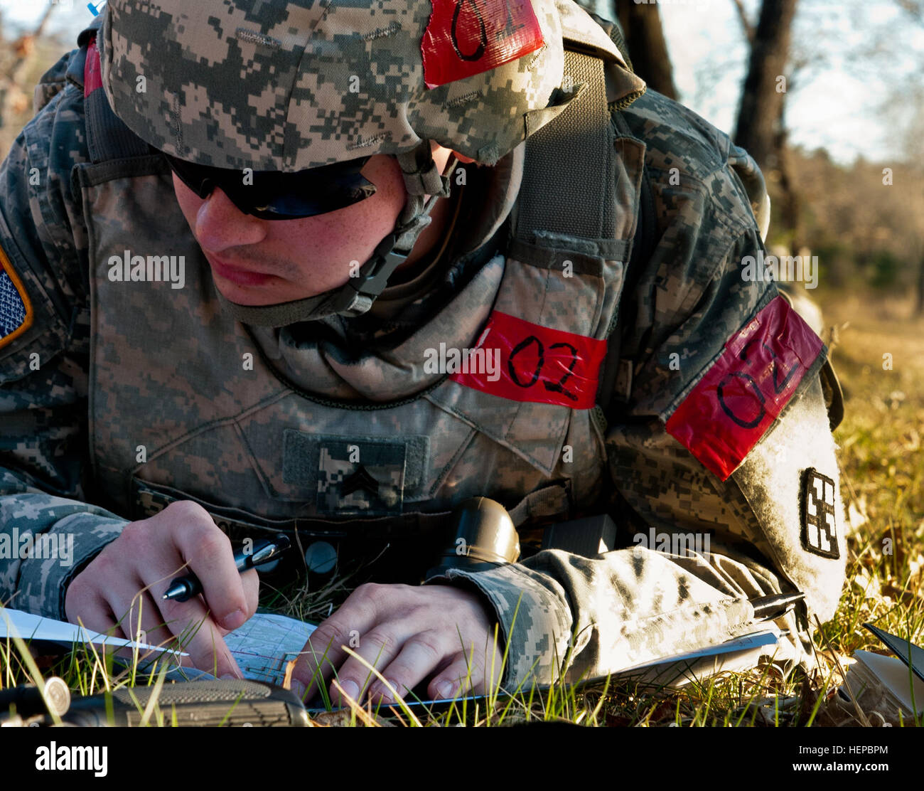 Best Warrior competitors must search for four points, over 5 km of ...