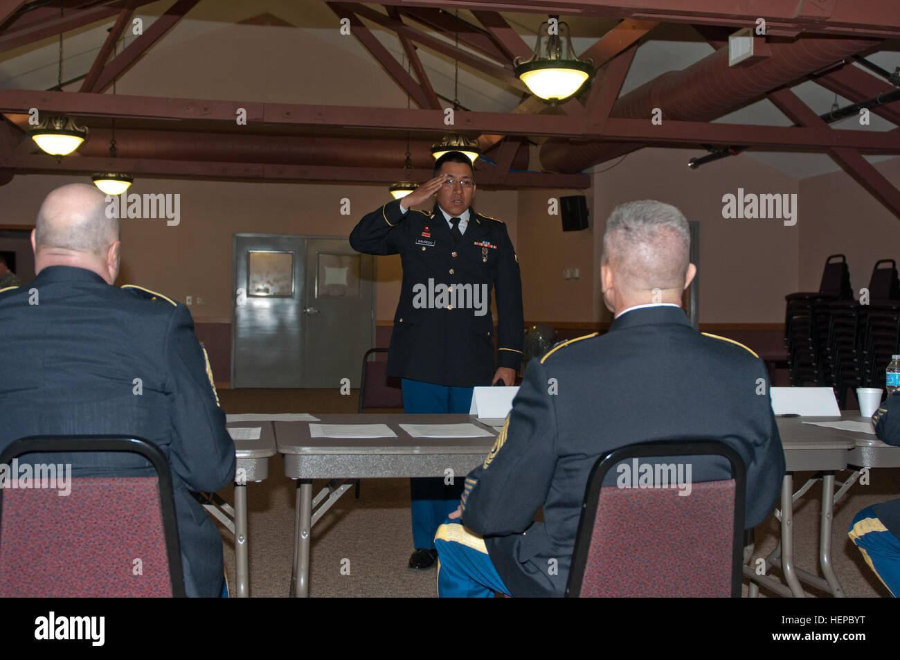 U.S. Army Reserve Spc. Ivan C. Saucedo, representing the 416th Theater ...